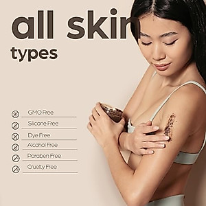 Brown Sugar Body Oil Scrub - Moisturizing Sweet Almond, Grape Seed, Jojoba Seed & Body Oils - Exfoliating Salt Scrub For Body - Win Against Aging, Stretch Marks, Acne & Dead Skin Scars- 10 oz