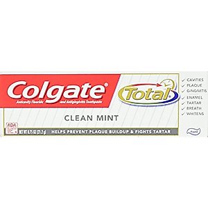 Colgate Total Toothpaste, Travel Size, 0.75 oz