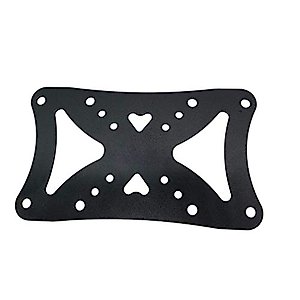Mount Plus 201M VESA Mount Adapter Plate for 200 x 100 mm VESA Patterns | Conversion Kit for 75 x 75 and 100 x 100 mm VESA Patterns to 200 x 100 mm VESA Patterns