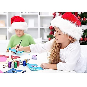 AMORNPHAN Fine Glitter Set 12 Colors, Glitter Powder for Crafts DIY Resin Projects Tumblers Nail Makeup Slime, A Variety of Colors and Infinite Creativity 10 g/0.35 oz Each