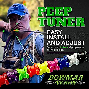 Bowmar Archery Peep Tuner (Black)
