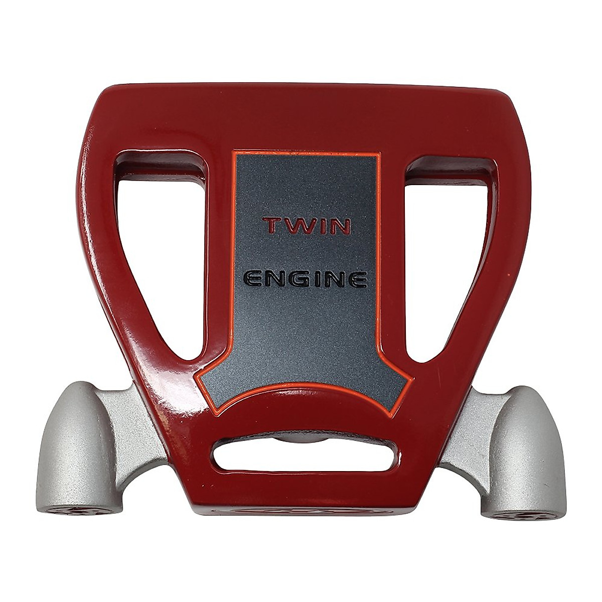 T7 Twin Engine Red Mallet Golf Putter Right Handed with Alignment Line Up Hand Tool 34 Inches Men's Standard Length Perfect for Lining up Your Putts