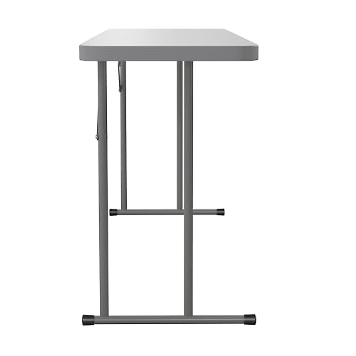 Flash Furniture Kathryn 6-Foot Gray Plastic Folding Training Table, Grey