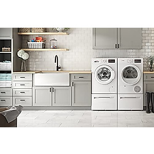 Bosch 300 Series 24-Inch Condensation Dryer - ENERGY STAR - WTG86403UC - White