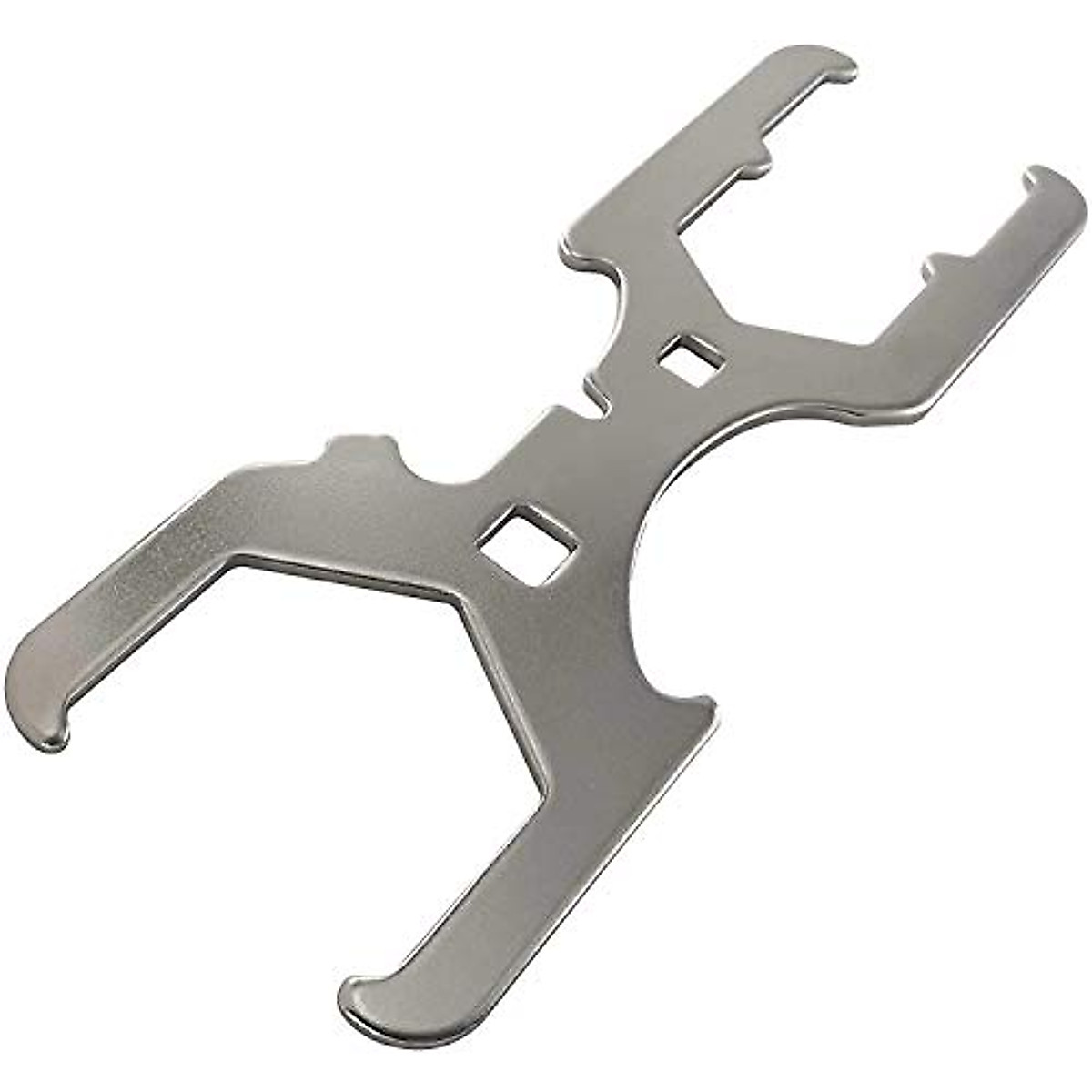 HAUTMEC 3 Way Plumber's Sink Strainer Wrench, Fits 1-3/4 inch., 2 inch. and 2-1/2 inch. Nuts， Multifunction Plumbing Wrench PL0037