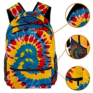 Backpack Tie Dye Travel Bags Casual School Bookbags for Students