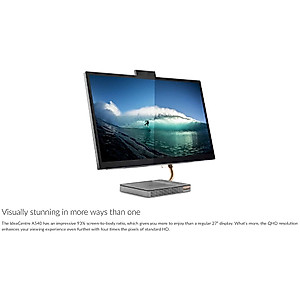 Lenovo Ideacentre 27" QHD Touchscreen All-in-One PC with 16GB DDR4 RAM, 512GB PCIe SSD, Intel 8 Core i7-9700T Processor up to 4.3 GHz, Windows 10 Home