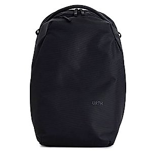 URTH Norite 24L Backpack – 15” Laptop Bag, Weatherproof + Recycled (Black)