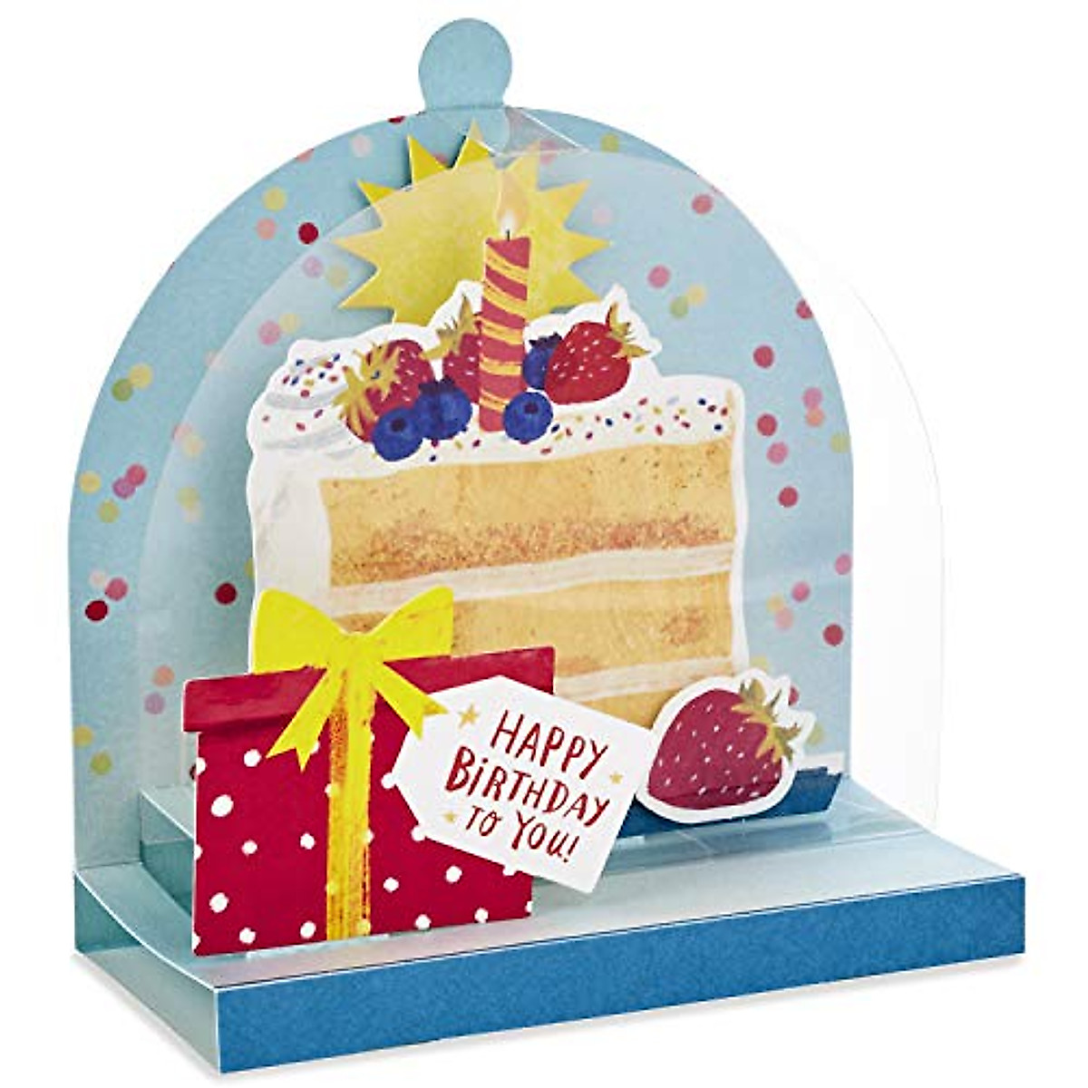 Hallmark Paper Wonder Displayable Pop Up Birthday Card (Birthday Cake)