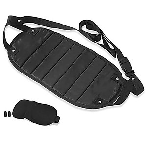 Airplane Footrest (Travel Comfortably) - Portable Travel Foot Hammock for Flight Bus Train Office Home Desk Foot Hammock- Perfect Airplane Travel Accessories