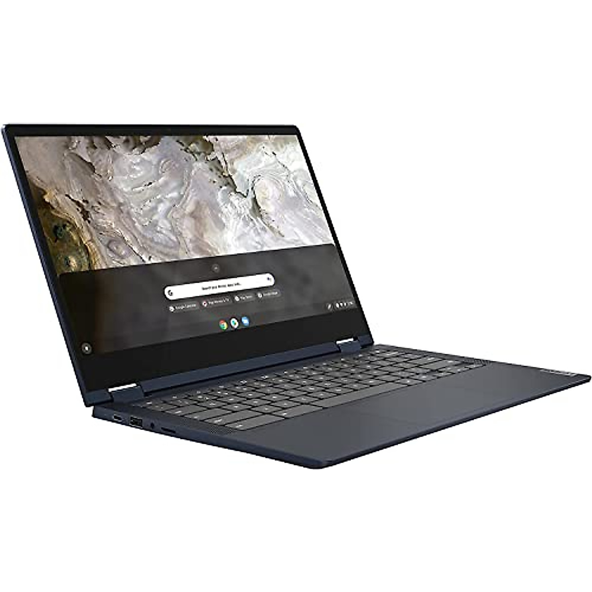2022 LENOVO Chromebook Flex 5i 13.3" FHD IPS Touchscreen 2-in-1 Laptop 11th Dual-Core Intel i3-1135G4 8GB DDR4 128GB NVMe SSD UHD Graphics USB-C Wi-Fi 6 Backlit Keyboard w/ RATZK 32GB USB Drive