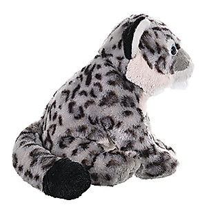 Wild Republic Snow Leopard, Cuddlekins, Stuffed Animal, 12 inches, Gift for Kids, Plush Toy, Fill is Spun Recycled Water Bottles