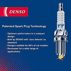 Denso (4711) IXEH20TT Iridium TT Spark Plug, (Pack of 1)