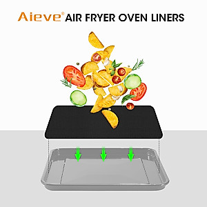 Aieve Air Fryer Oven Liner, Heat Resistant Cutting Board, Air Fryer Accessories Compatible with Ninja Foodie SP101 SP201 SP301