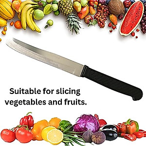 Rounded Tip Knife/Safety Blunt Knives/Cutlery for Cutting Slicing Fruit and Vegetable / 4.5 inches Smooth Sharp blade/Slice and Cut Kitchen Tools (Rounded Tip Penquin Brand)