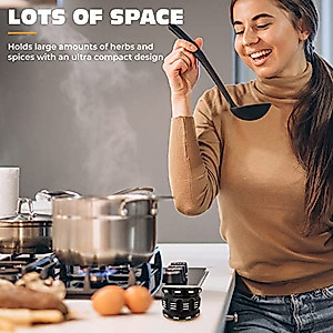Herb and Spice Manual 2.5 Inch Pocket Grinder | Durable Lightweight and Portable Herb Grinder for use At Home and On The Go