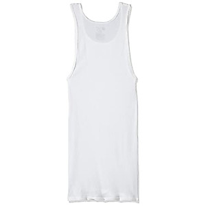 Hanes Men's ComfortSoft Moisture Wicking Tagless Tank Undershirts-Multipacks, White 3-Pack, 3X Large