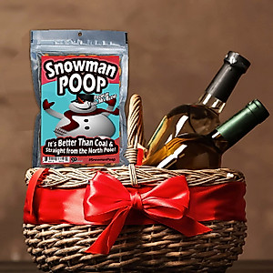 Snowman Poop Trail Mix - Holiday Food Gifts for Teens and Adults - Gourmet Trail Mix, Funny Stocking Stuffer, Made in the USA