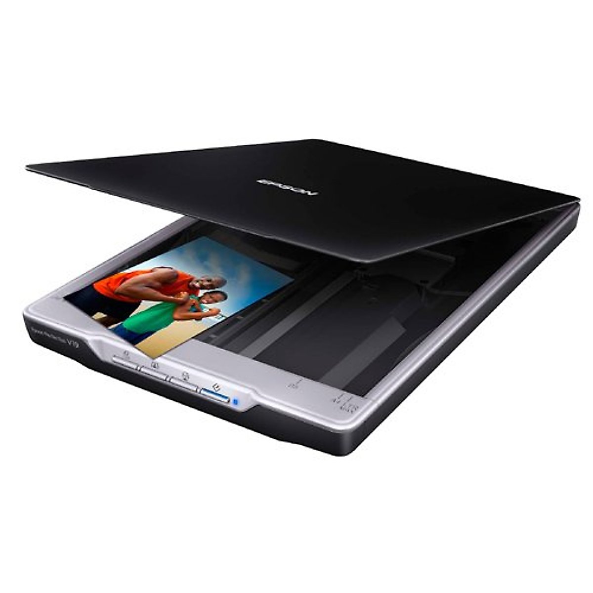 Epson Perfection V19 Color Photo & Document Scanner with scan-to-cloud & 4800 dpi optical resolution , Black