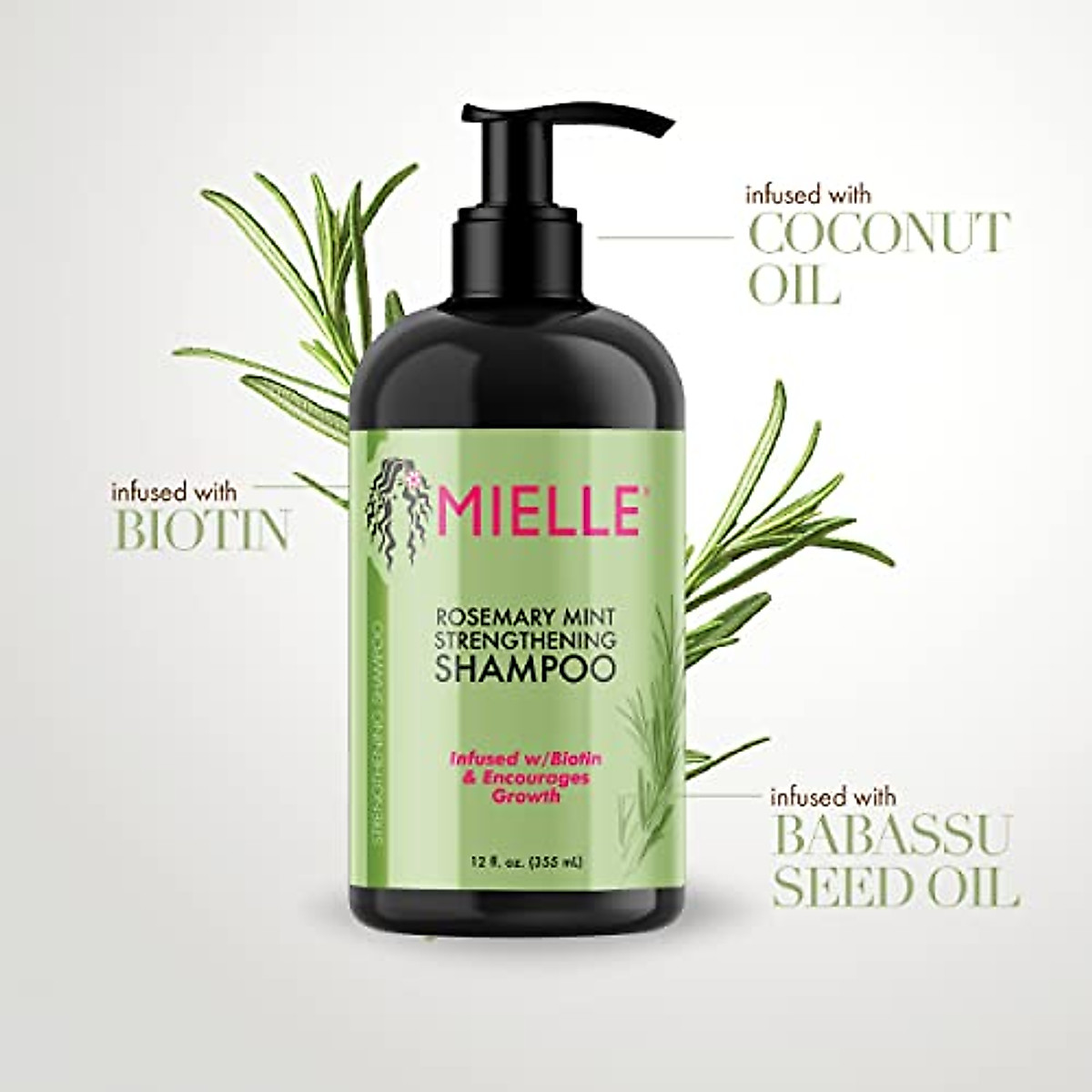 Mielle Organics Rosemary Mint Strengthening Shampoo and Hair Masque