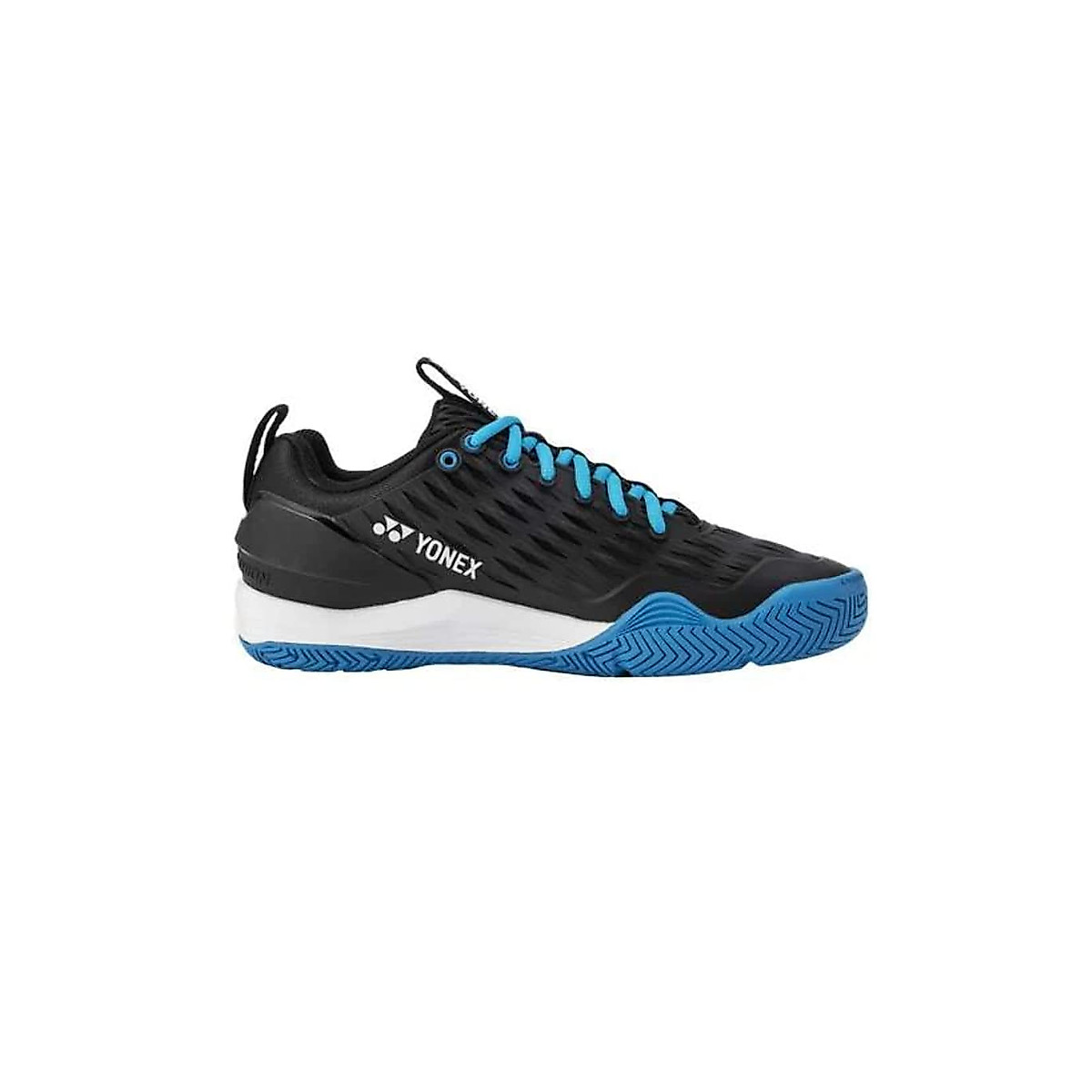 YONEX Men's Power Cushion Eclipsion 3 Tennis Shoes, Black/Blue (US Size 11.5)