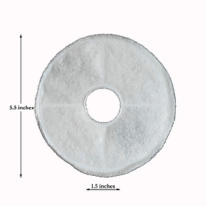 WECATION 12 Pack Catit Fountain Filter, No Plastic Case, Dual-Action Replacement, Premium with 40% More Activated Carbons