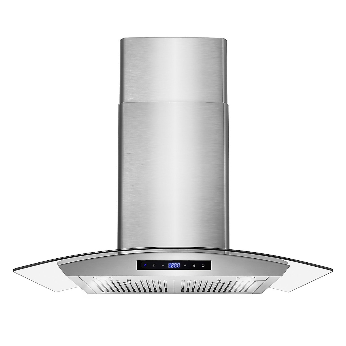 COSMO COS-668WRCS75 30 in. Vista Collection 380 CFM Ducted Wall Mount Range Hood, Touch Controls, LED Lights, Stainless Steel