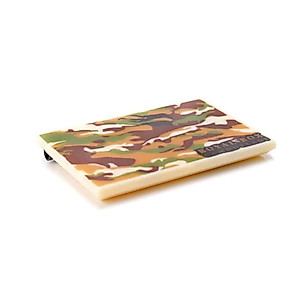 Generic Original Camouflage Royal Box Black 8 Compartment Snuff Wallet Box with Built in 3"" Metal Alloy Straw