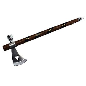 Wuu Jau Co L-114 Native American Peace Pipe Tomahawk Axe, 18"