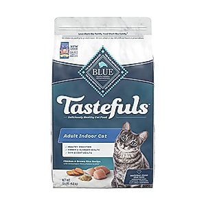 Blue Buffalo Tastefuls Indoor Natural Adult Dry Cat Food, Chicken 15lb bag