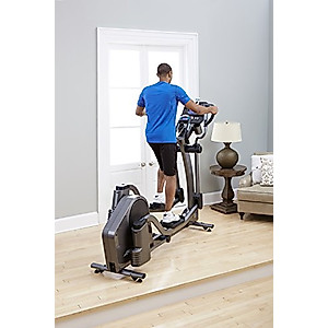 Life Fitness E5 Cross Trainer Elliptical Exercise Machine with Go Console, Titanium