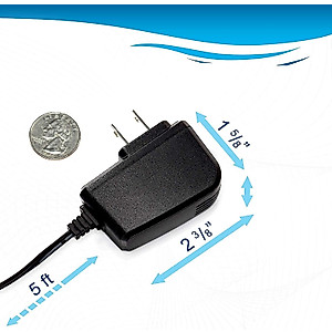 HQRP Battery Charger AC Adapter Compatible with SportDOG Wetland Hunter 400 SD-400CAMO Dog Training Collar Receiver Transmitter [UL Listed] + Euro Plug Adapter