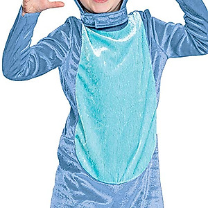 Disguise Stitch Costume for Kids, Officially Lilo and Stitch Costume Jumpsuit and Headpiece, Toddler Size Medium (3T-4T) Multicolored