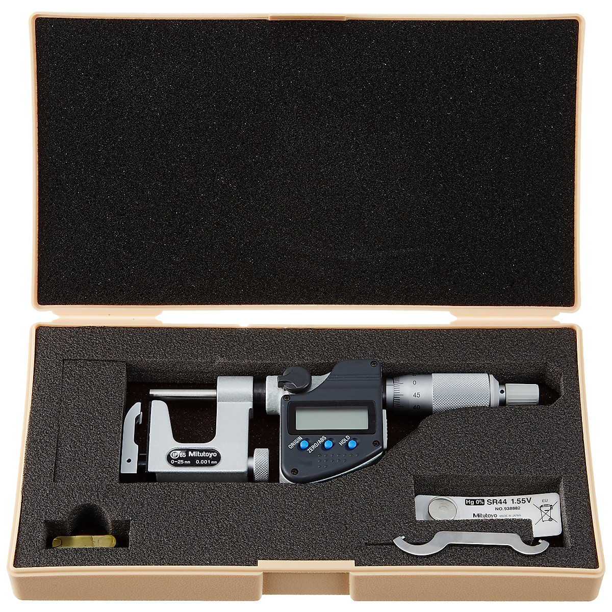 Mitutoyo 317-251-30 ACM-25MX Micrometer, IP65, Uni-Mike, 0.001 mm
