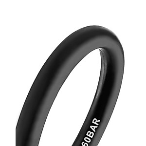 QWORK Air Compressor Hose, 3/8" X 15" Air Hose, 300 PSI Max Working Pressure, 1/4" Male NPT To 1/4" Male NPT Connections, 1 Pack