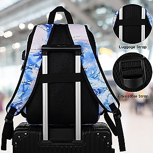 YAMTION School Backpack,Classic Cute Bookbag Men and Teen Boy Schoolbag with USB Charging Port for High School College Office Work Travel