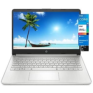 HP Notebook 14 Laptop, 14" HD Display, Intel Core i5-1135G7 (Beats i7-1065G7), 16GB DDR4 Memory, 512GB SSD, Webcam, USB Type-C, HDMI, WiFi, Long Battery Life Up to 9 Hours, TiTac, Windows 11