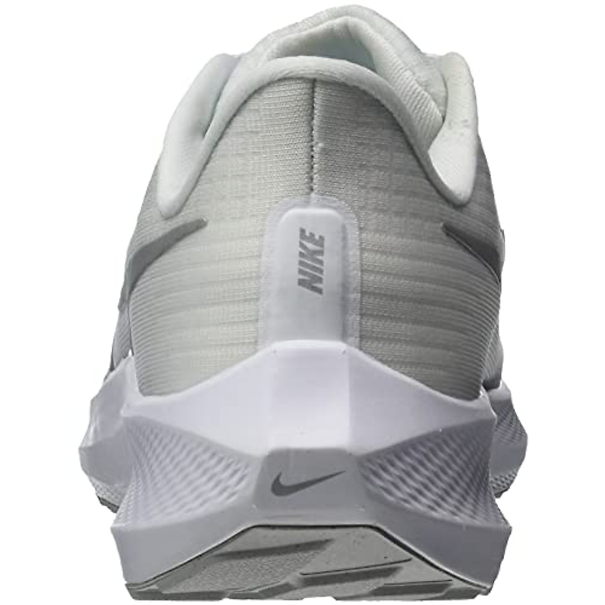 NIKE Women's Sneaker, White Metallic Silver Pure Platinum, 9.5