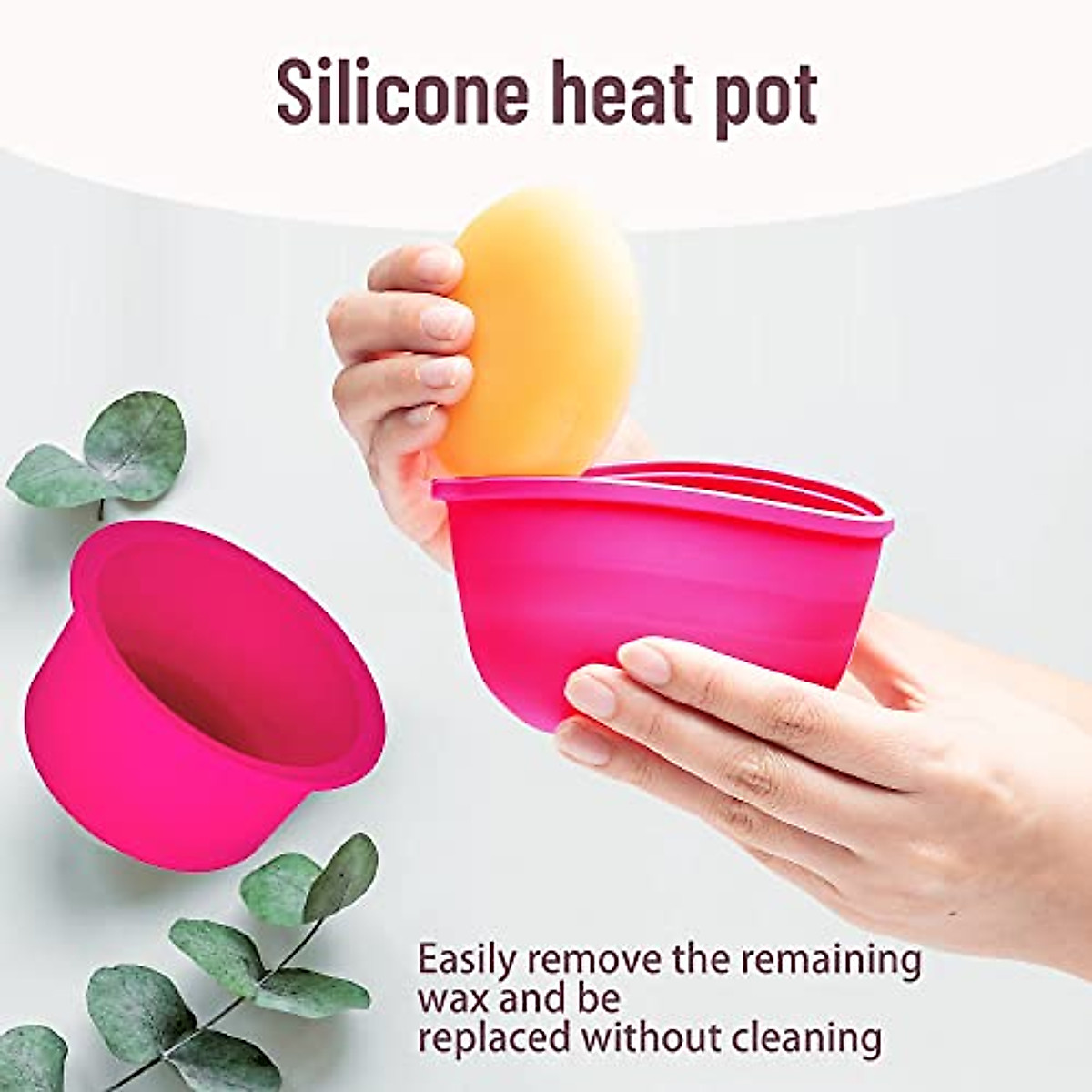 Waxfans Digital Wax Warmer for Hair Removal,Crystal Wax Pot, Waxing Kit for Women and Men ,Wax Kit with Wax Beads for Sensitive Skin,Waxing at Home for Full Body, Cera Para Depilar