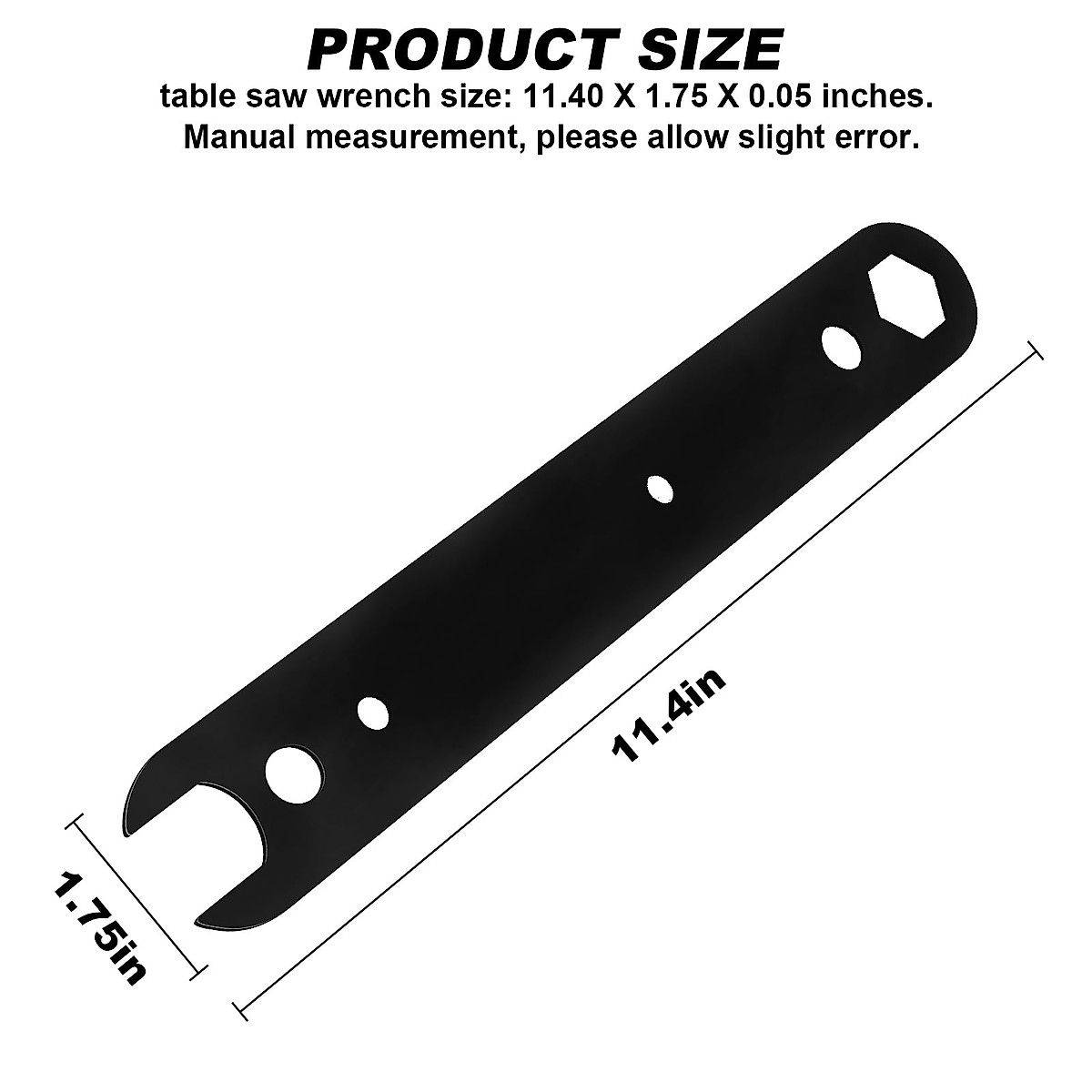 N506977 Table Saw Wrench,Replacement Table Saw Wrench for DeWalt N506977 DWE7490X DWE7485 DWE7491RS DWE7499GD Compatible With Dewalt Table Saw Accessories (2 pack)