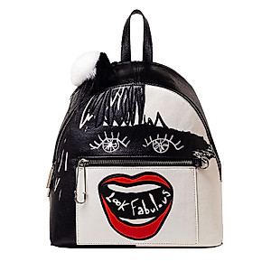 Danielle Nicole Disney Cruella “Look Fabulous!” Fashion Mini Backpack, White