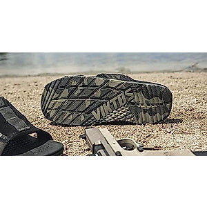 VIKTOS Men's Lightweight Outdoor Open Toe Athletic Anti-Slip Custom Fit Ruck Recovery MC Slide Sandals, Multicam Black, 12