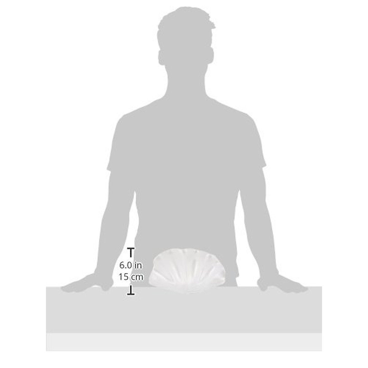 Winco PSBW-1W Shell Bowls, 22 Ounce, Pearl