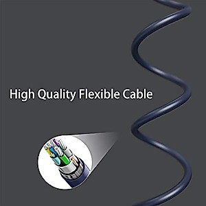 USB 3.0 HUB 7 USB Port,TSUPY USB HUB with 3.3FT Extended Cable 5Gbps USB 3.0 Data HUB 8 in 1 USB Splitter Powered Charging HUB Multiport USB Extension for Mac Pro/Mini, XPS, Surface Pro,PS5,Laptop