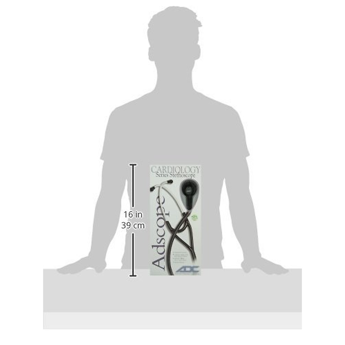 ADC - 600ST ADSCOPE 600 Cardiology Stethscope with AFD Technology, Tactical, Adult