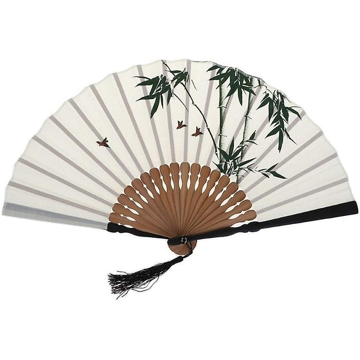 Hand Fan Folding Fan,Hand-held Fan,Vintage Summer Bamboo Folding Fan Hand Held Fan Dance Wedding Party Pocket Gifts Fans Hand Paper Folding Props Vintage style