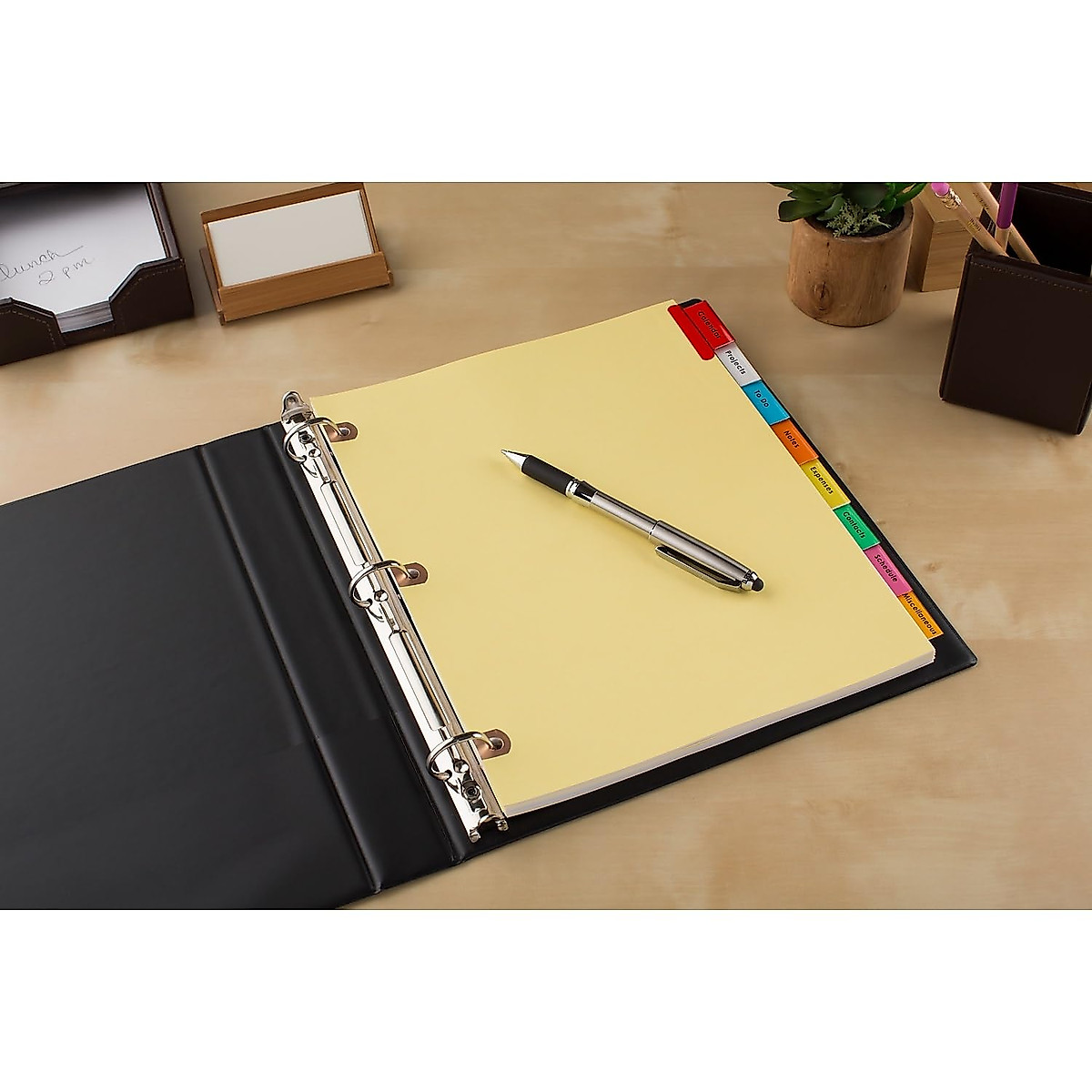 Avery Big Tab Insertable Dividers, Buff Paper, 8 Multicolor Tabs, 1 Set (23284)