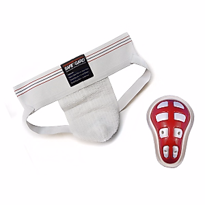 SafeTGard Youth Cage Cup with Youth Regular Supporter (White)