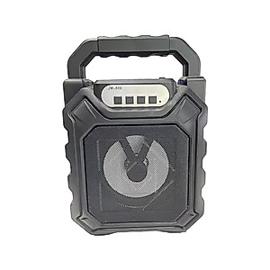 GBSELL Wireless Bluetooth Speaker, Outdoor Portable Stereo with Colourful Running Lights, Portable Mini Stereo, 18-Hour Playtime Outdoor Speaker for Home Party (Black)