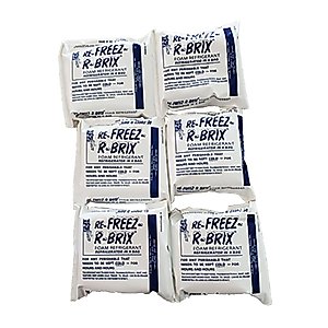 San Jamar B6180 EZ-Chill Refreezable Ice Pack - 6 / PK